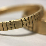 Marian Maurer Code Band 2.75 mm 18K ring